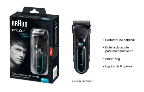 Braun cruZer 5 clean shave | Braun Afeitadora Cruzer 5 Clean Shave ...