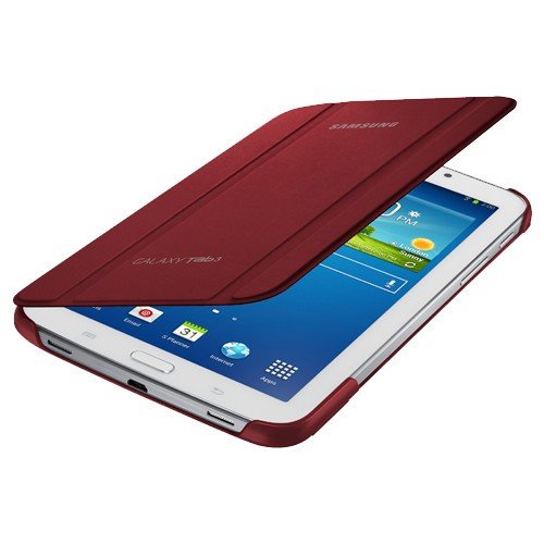 Funda Book Cover Samsung para Galaxy Tab 3 7.0 roja | funda tipo libro ...