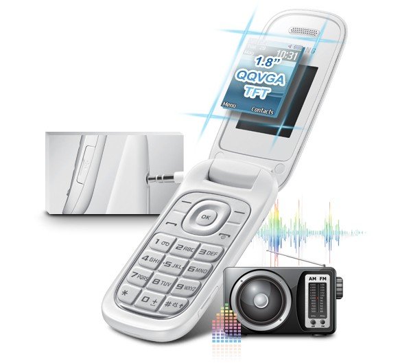 Samsung E1270 CARAMEL WHITE / Terminal LIBRE Samsung E1270 CARAMEL ...